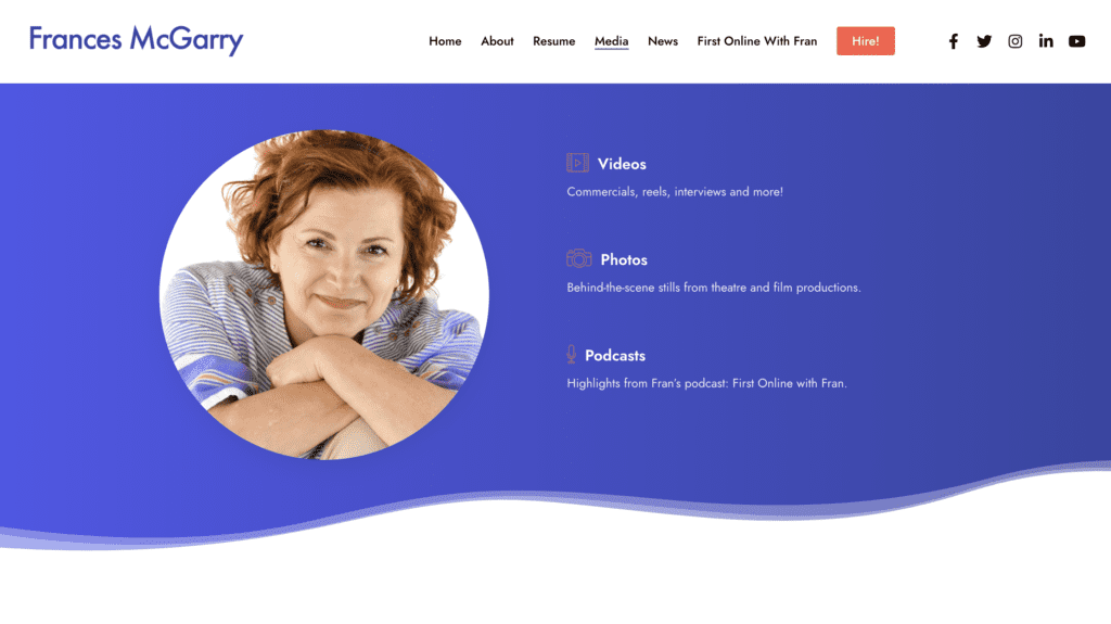 Frances McGarry • New York Website Designer